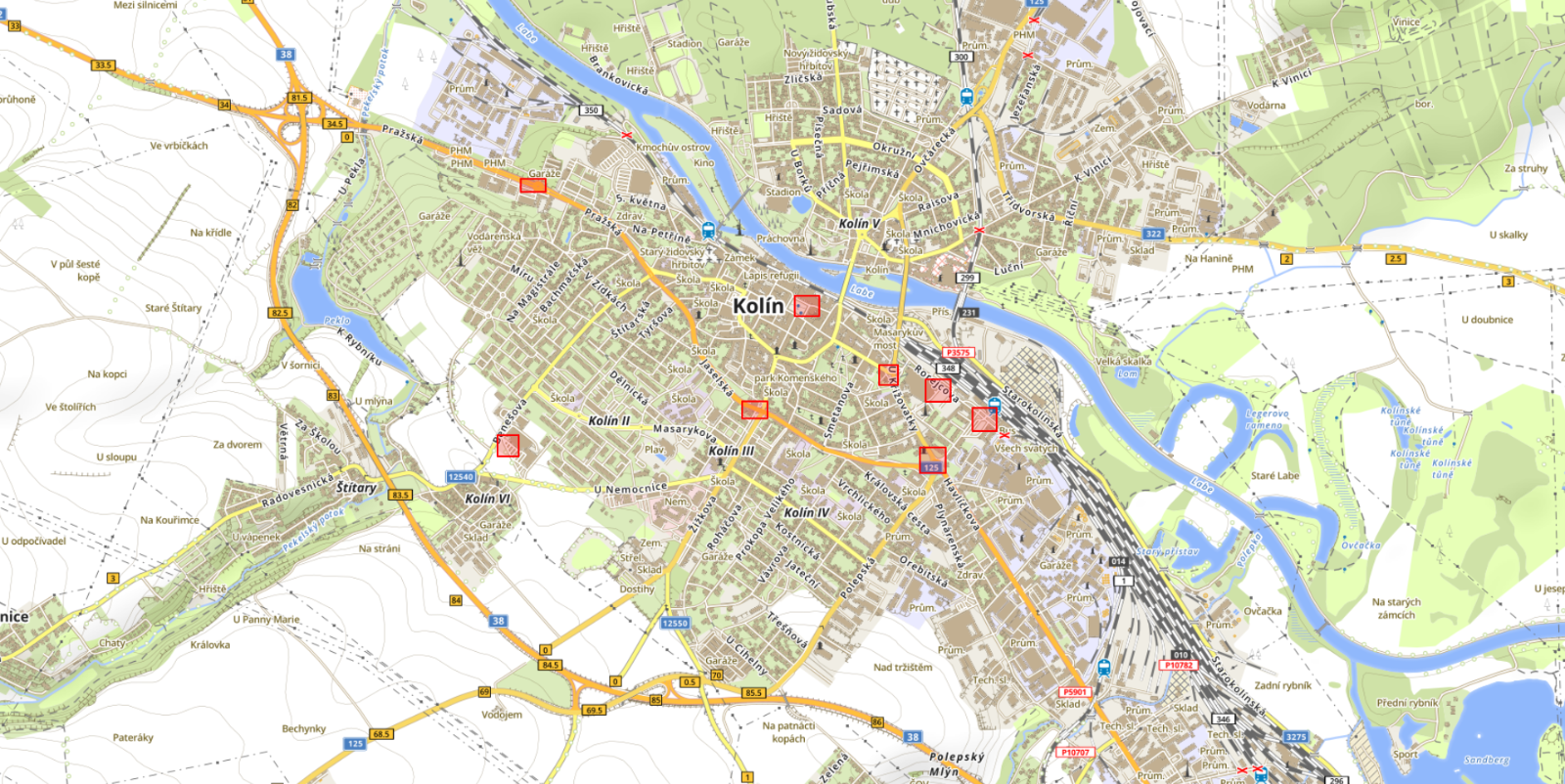Mapy kriminality - Kolín